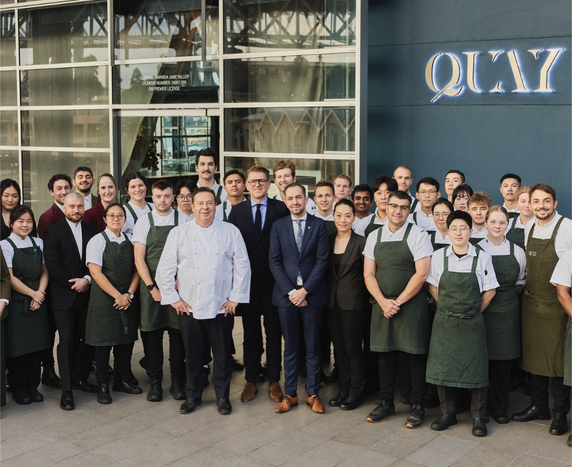 Custom Designed Team Aprons – Cream Collection