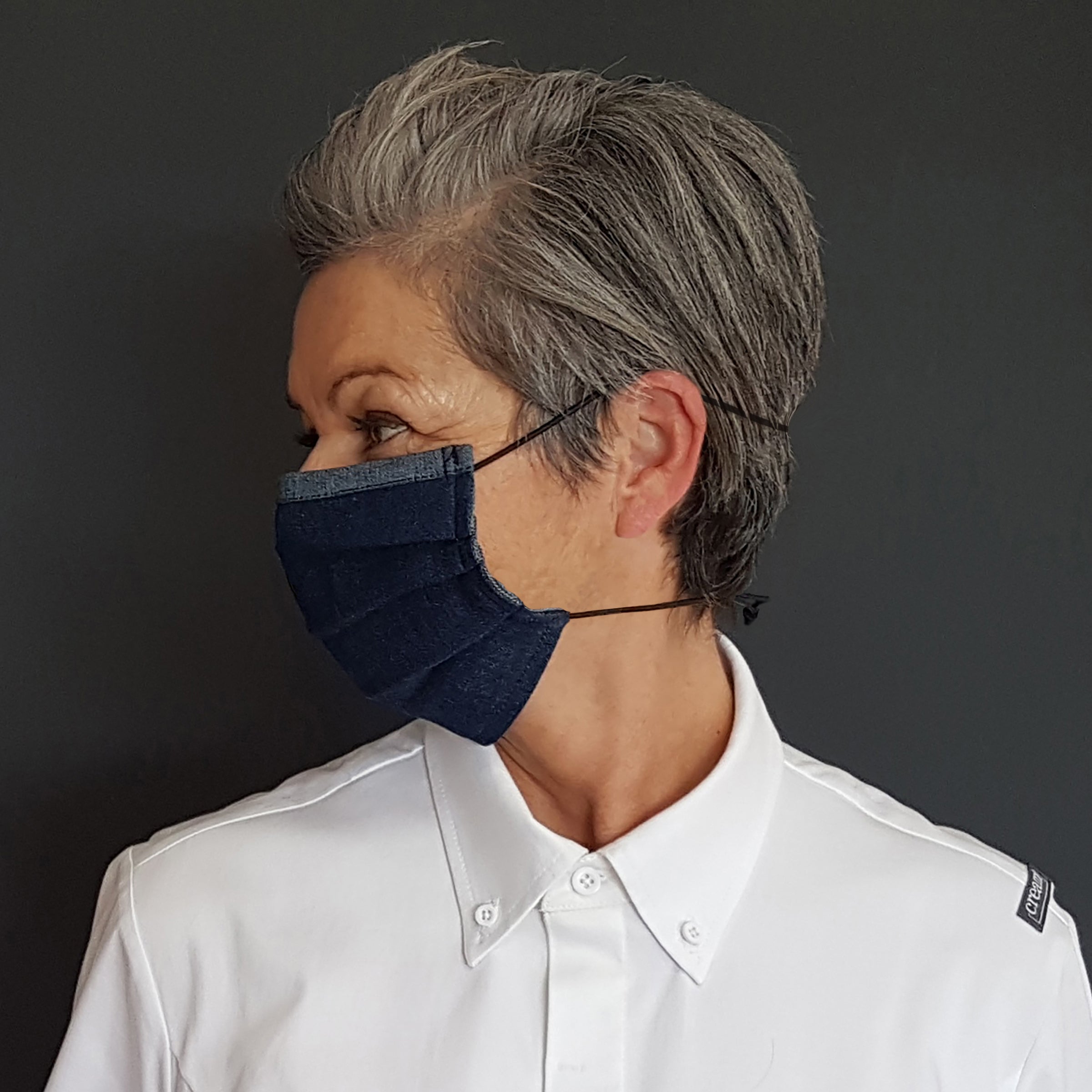 Hospitality Face Mask with Head Straps | Organic Cotton | Cream Collection